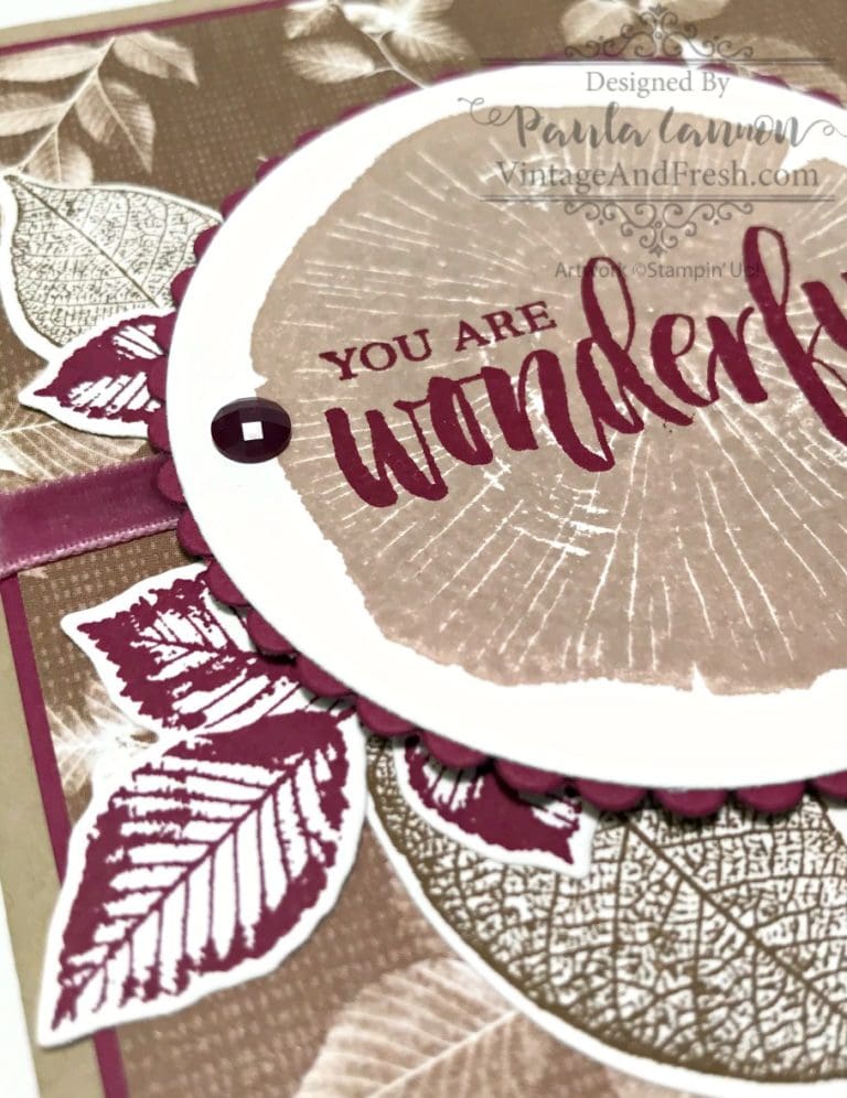 How to Balance Two Colors on a Card - Vintage & Fresh